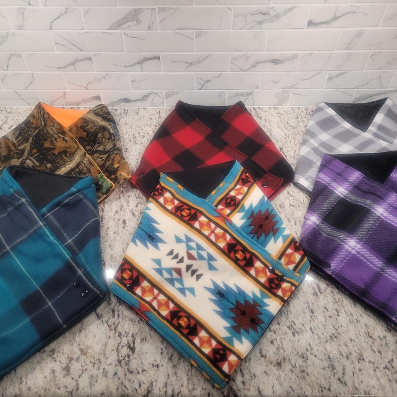 Fleece Scarf - Etsy