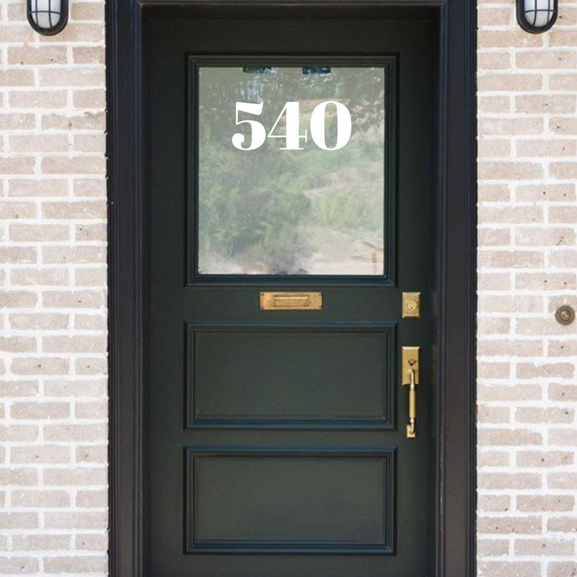 House Number Decal Home Address Front Door Decal Mailbox | Etsy
