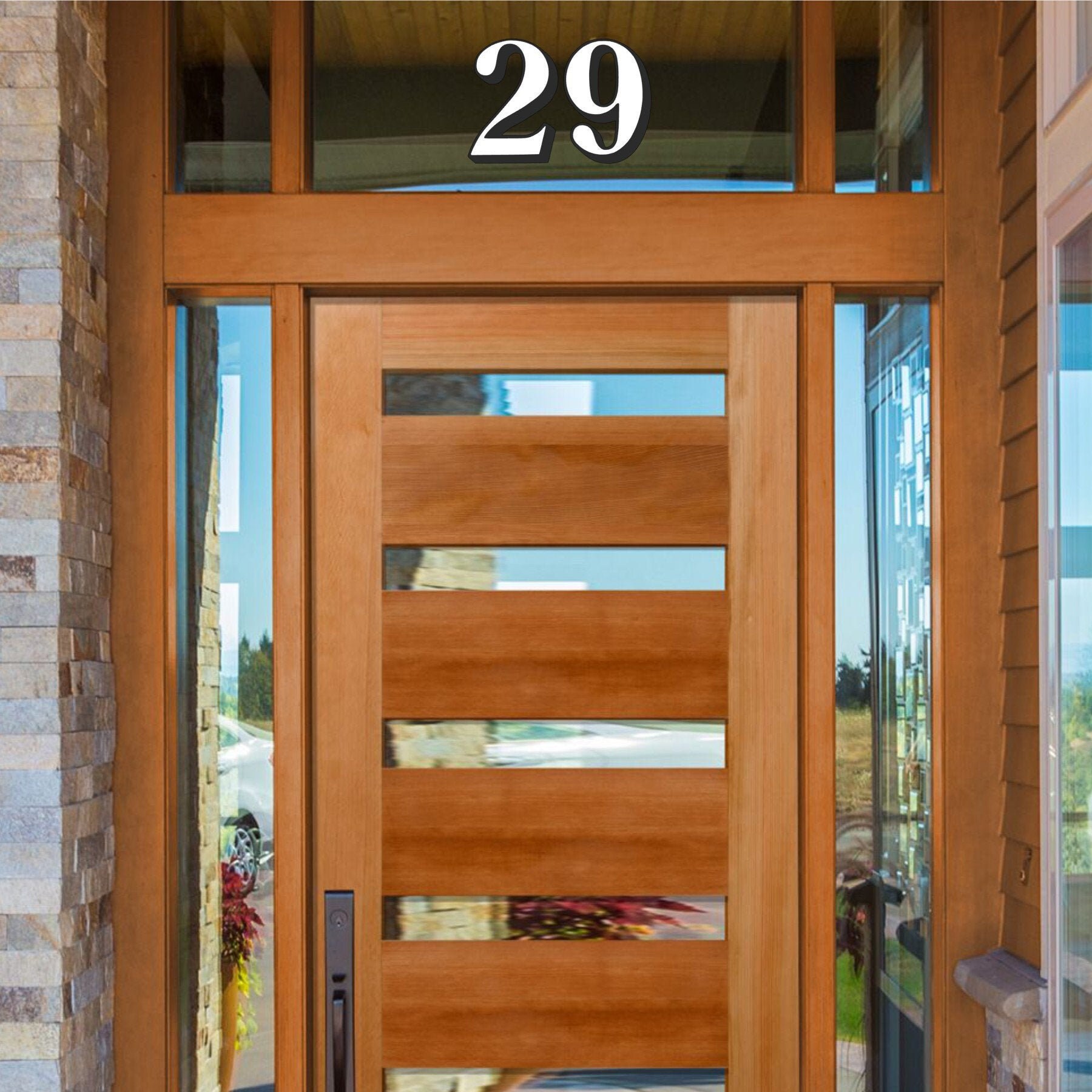 Golden House Number Stickers Fanlight House Numbers Gold - Etsy