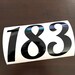 Transom Address Numbers Transom Window Vintage Numbers Transom - Etsy