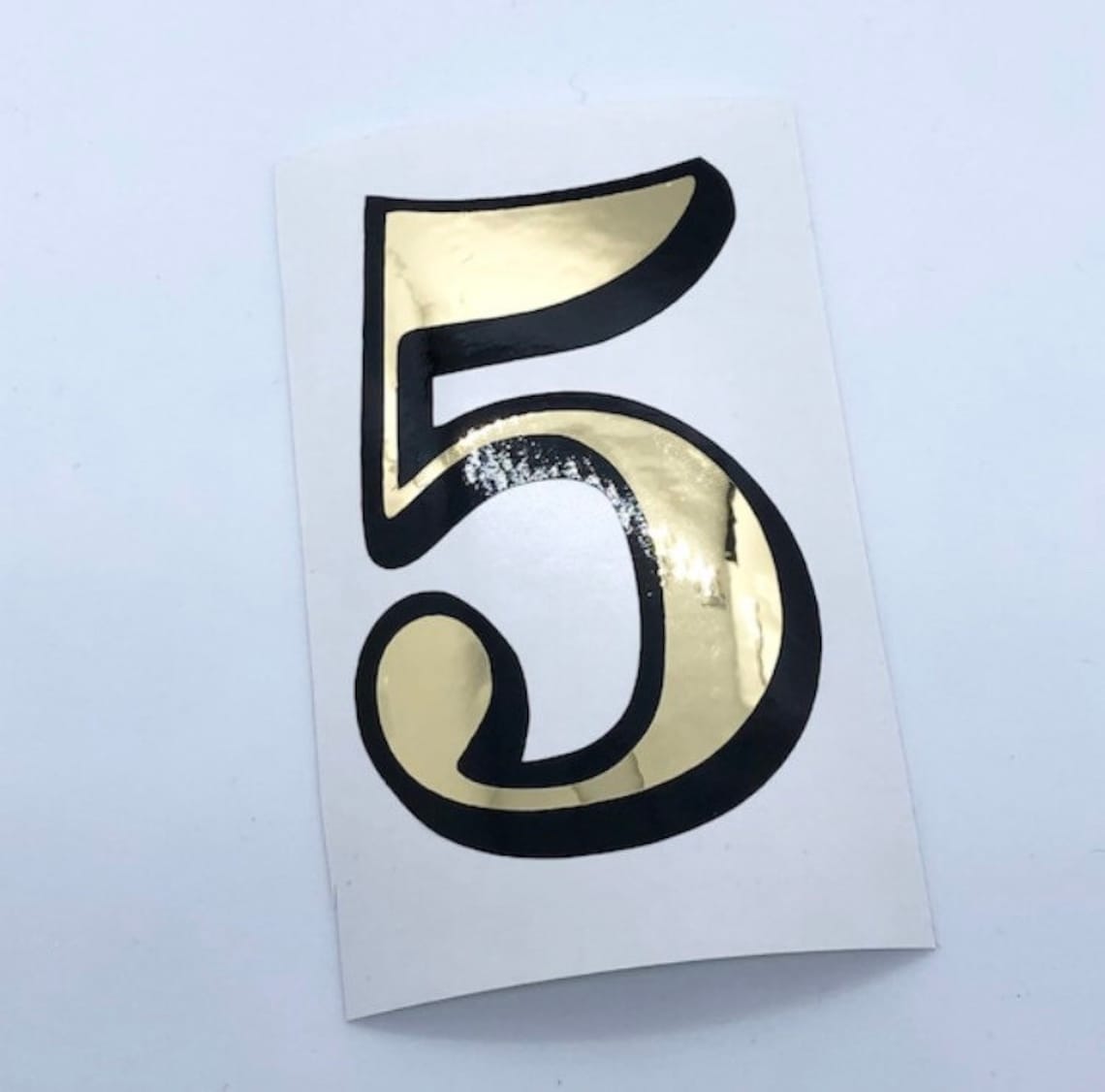 Single Vintage Gold Transom Numbers Decals Gold House Numbers Gold and ...