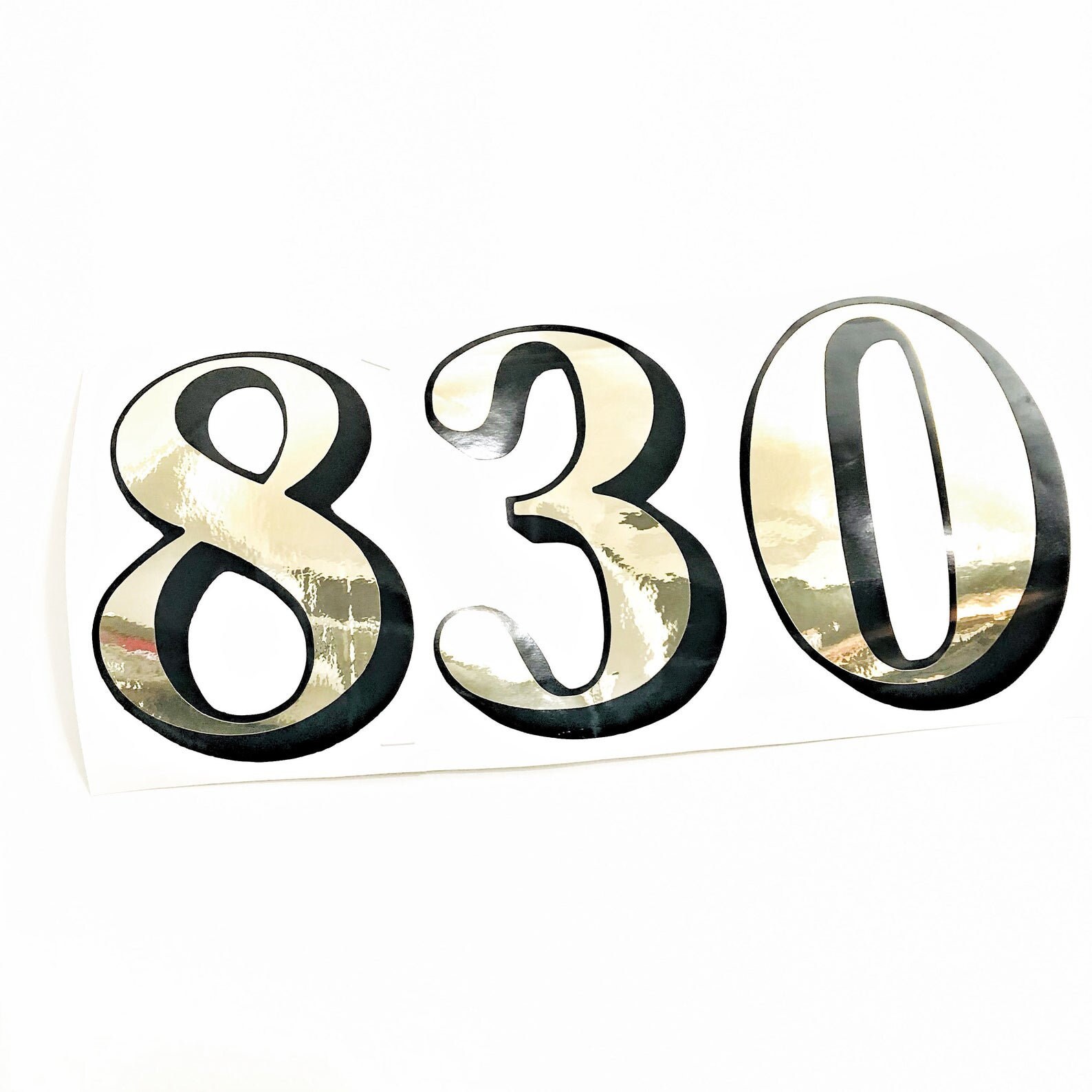 Golden House Number Stickers Fanlight House Numbers Gold - Etsy