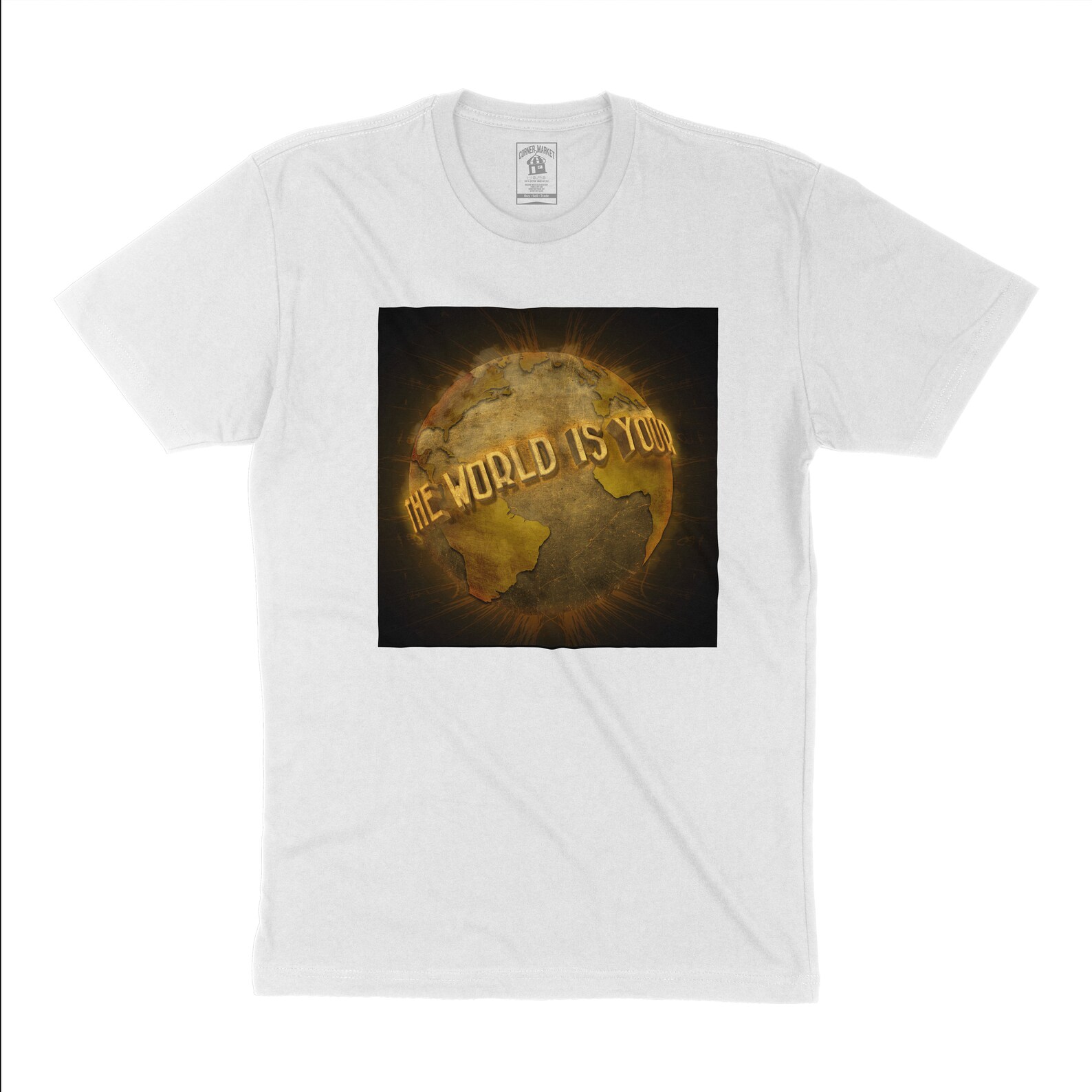 The World is Yours Globe (large Print) - Etsy