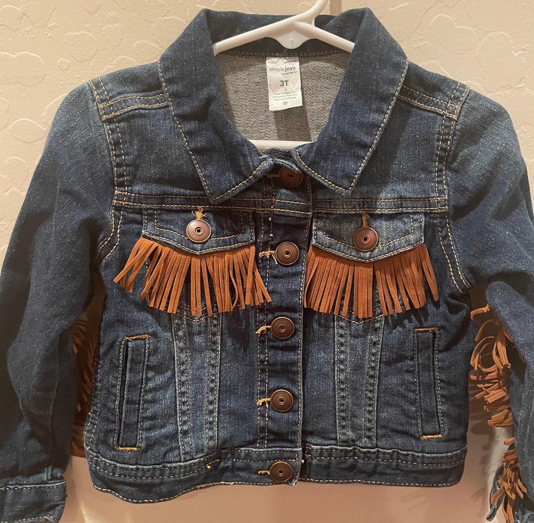 Vintage, Denim, Western, Horse, Fringe, Levi, - Etsy