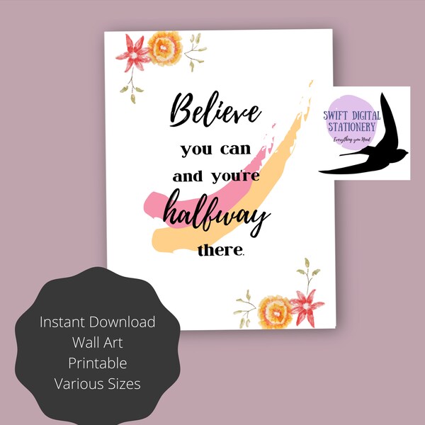 Youre Halfway There - Etsy