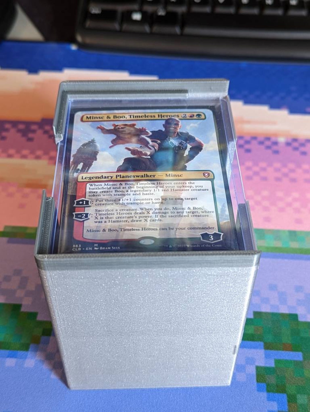 Trading Card Game Magic the Gathering 100 Card (commander) Deck Box ...