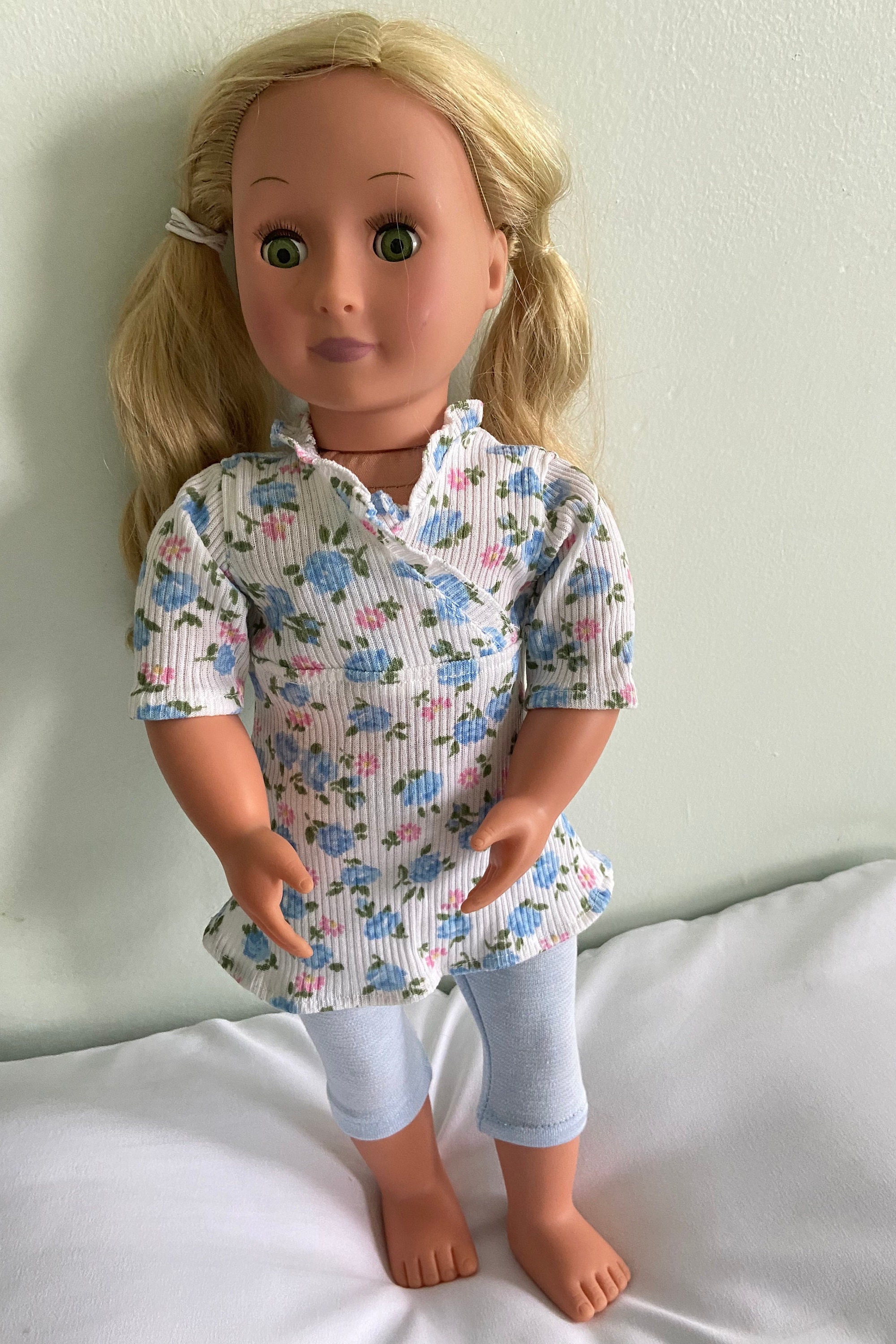 Pajama Outfit girls With Matching 18 Inch Doll Set - Etsy
