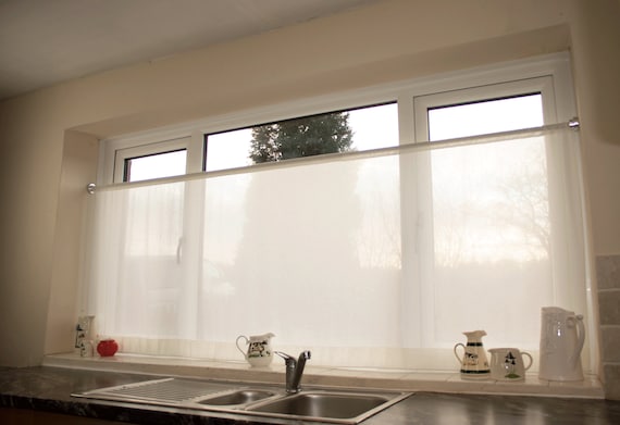 Cotton Muslin Blind Flat Curtain Egyptian Cotton Max Length - Etsy UK