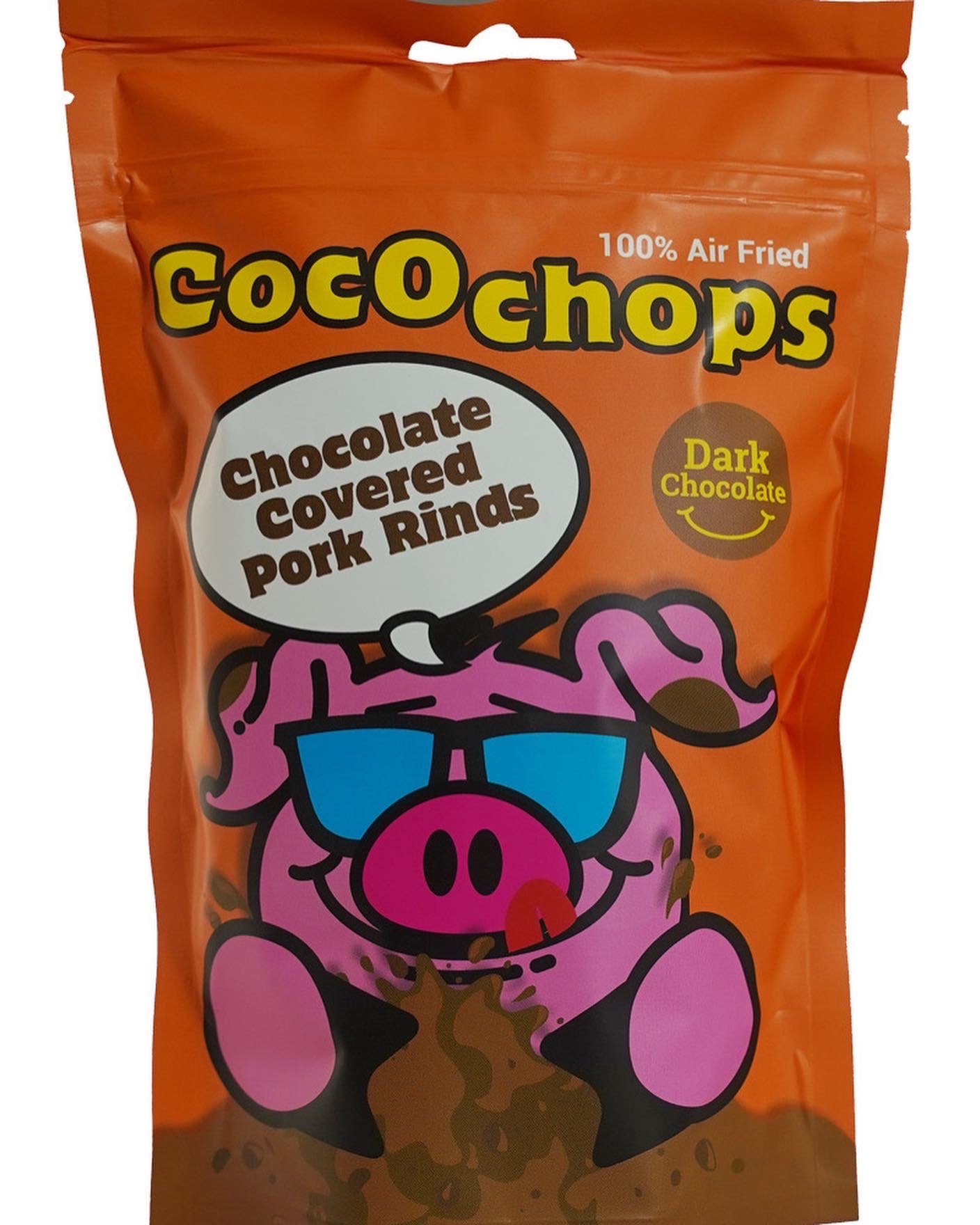 Pork Rinds Covered in Dark Chocolate Air Fried - Etsy