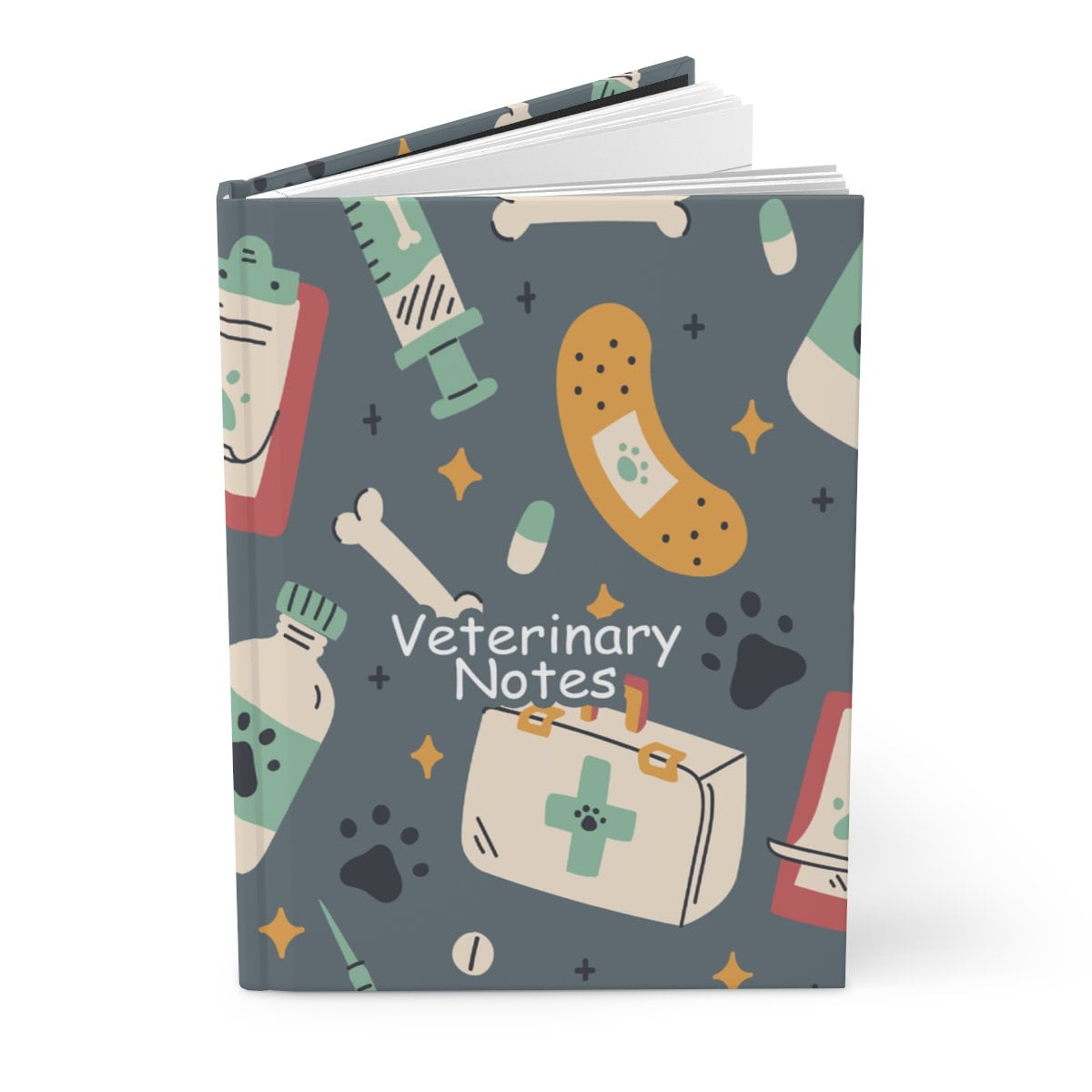 Veterinary Notebook, Pet Lover Journal, Pet Doctor Notebook, Hardcover ...