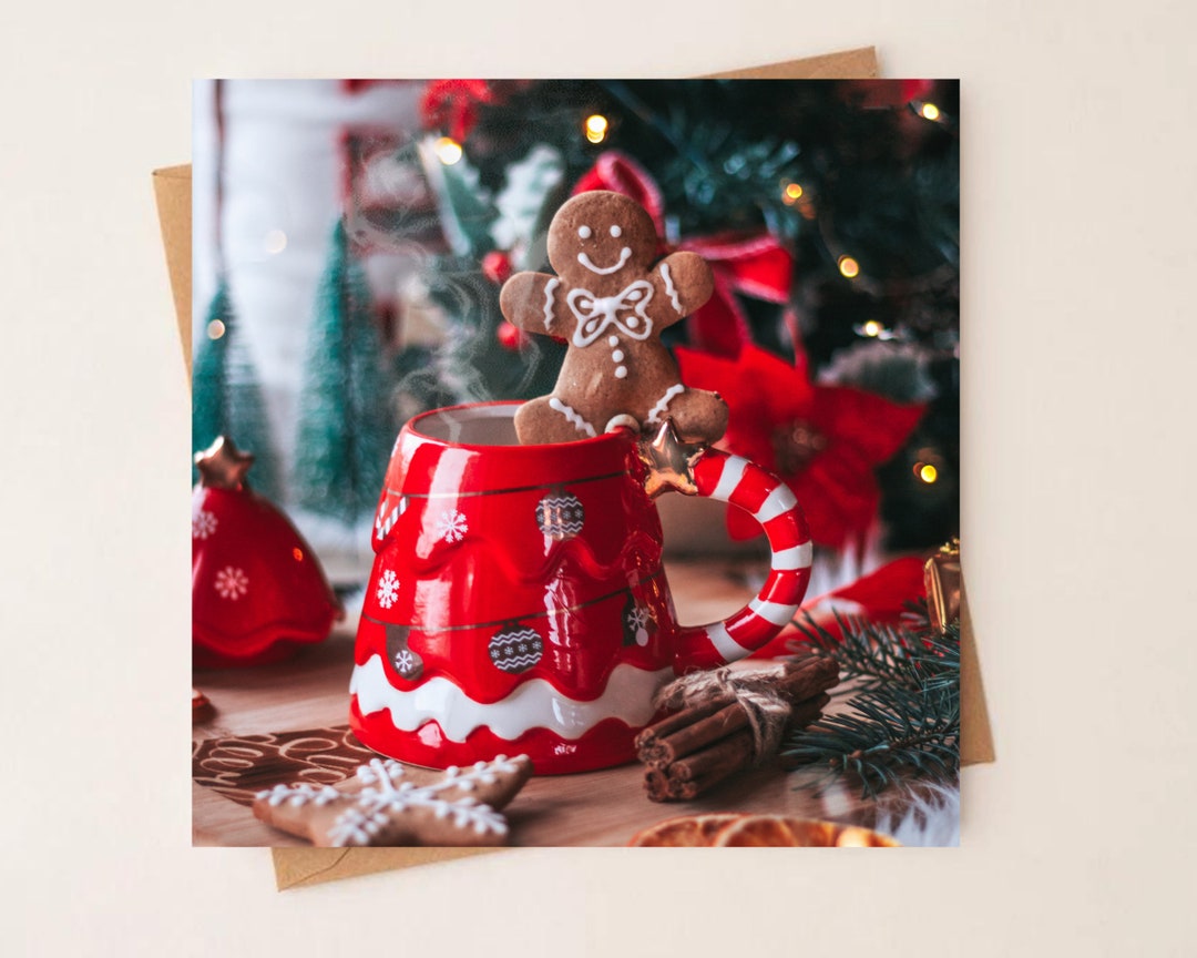 Festive Christmas Card, Merry Christmas Card, Happy Holidays, Noel, Hot ...