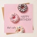 Happy Birthday, Birthday Donut Card, Doughnut Card for Her, Card for ...