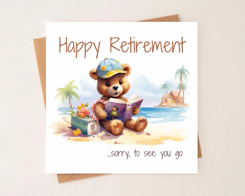 Happy Retirement Card Good Luck Card Sorry to See You Go - Etsy