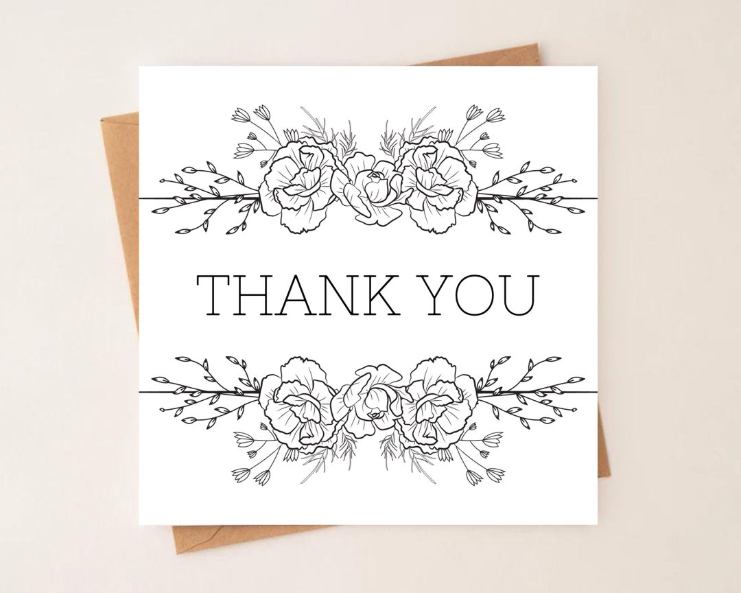 Thank You Card, Gratitude Card, Appreciation Card, Cards for Friend ...