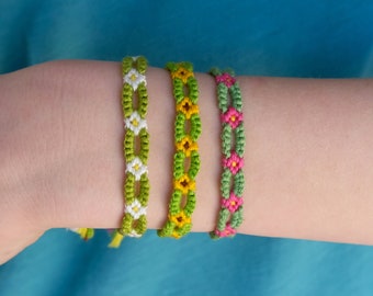 Daisy Chain Friendship Bracelets - Etsy