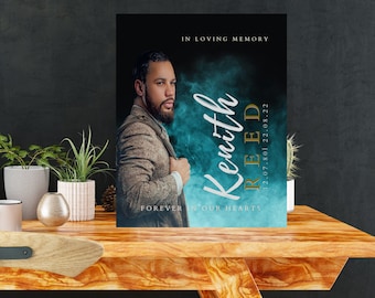 Funeral Table Sign | Memorial Table Sign | Editable Memorial Table Sign ...