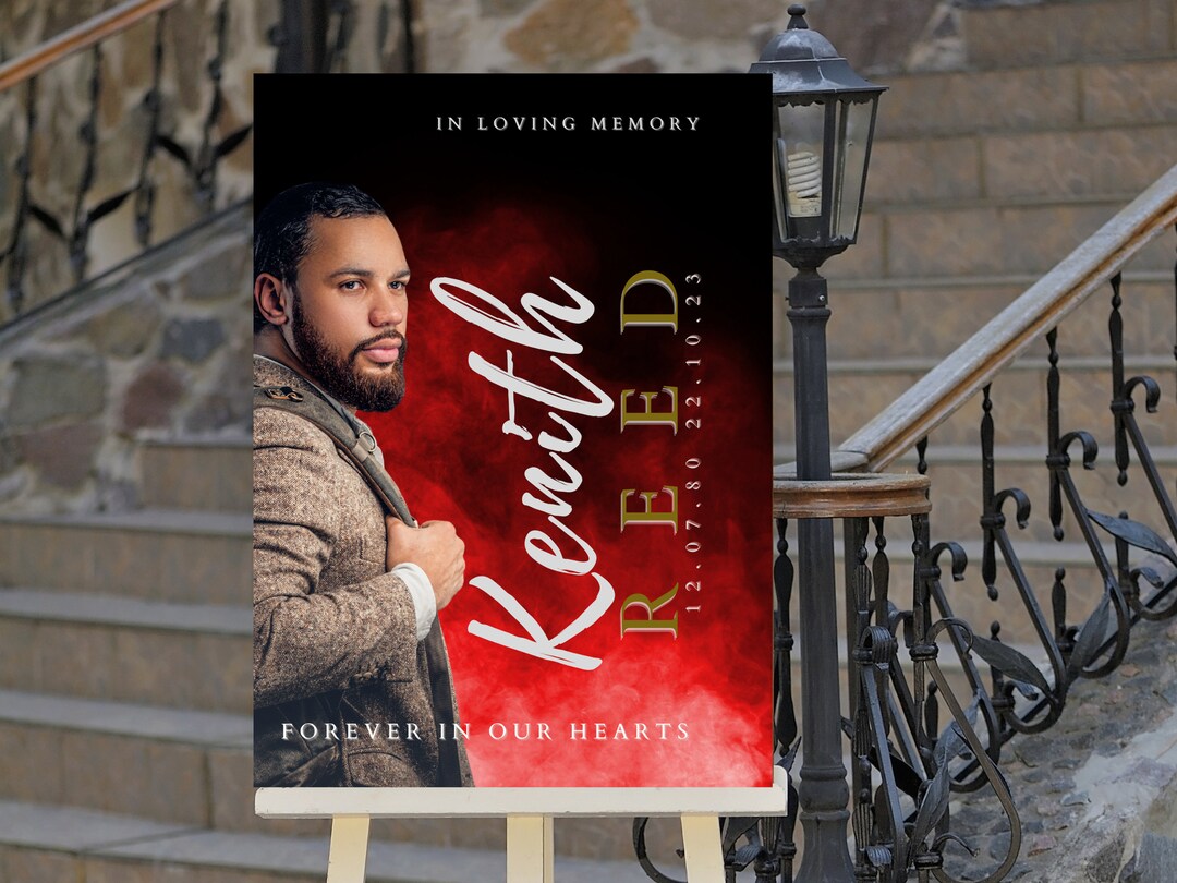 Funeral Welcome Sign Editable Funeral Welcome Poster - Etsy