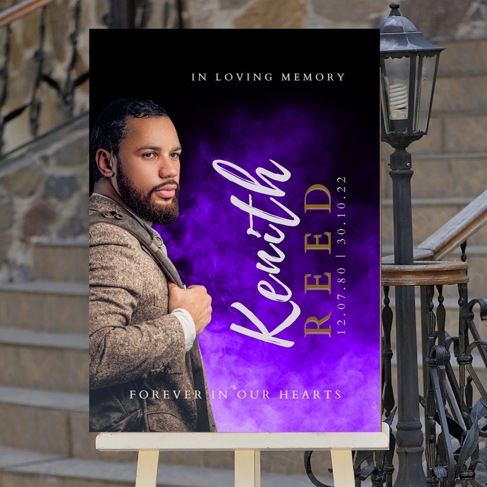 Funeral Welcome Sign | Editable Funeral Welcome Poster | Celebration of ...