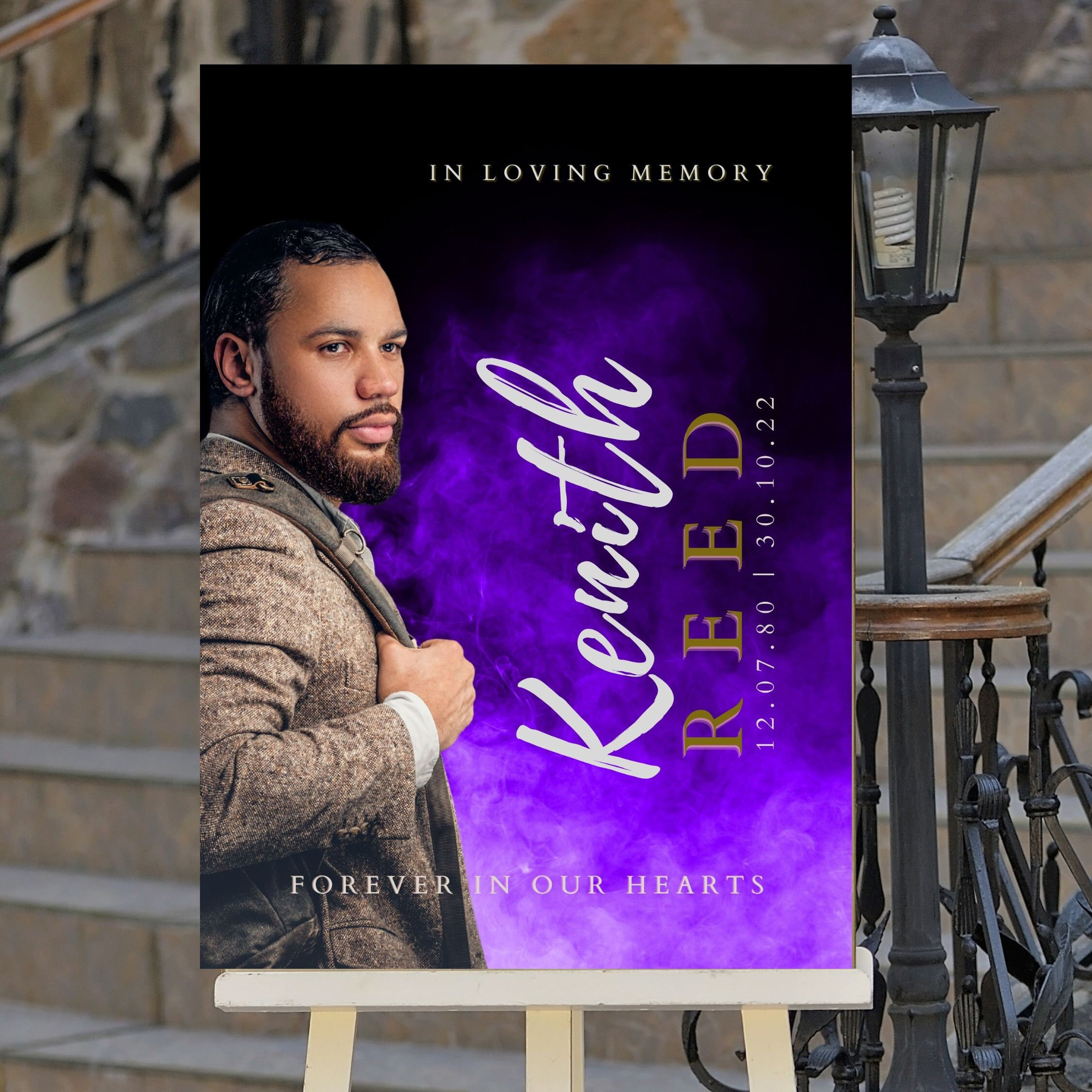 Funeral Welcome Sign | Editable Funeral Welcome Poster | Celebration of ...
