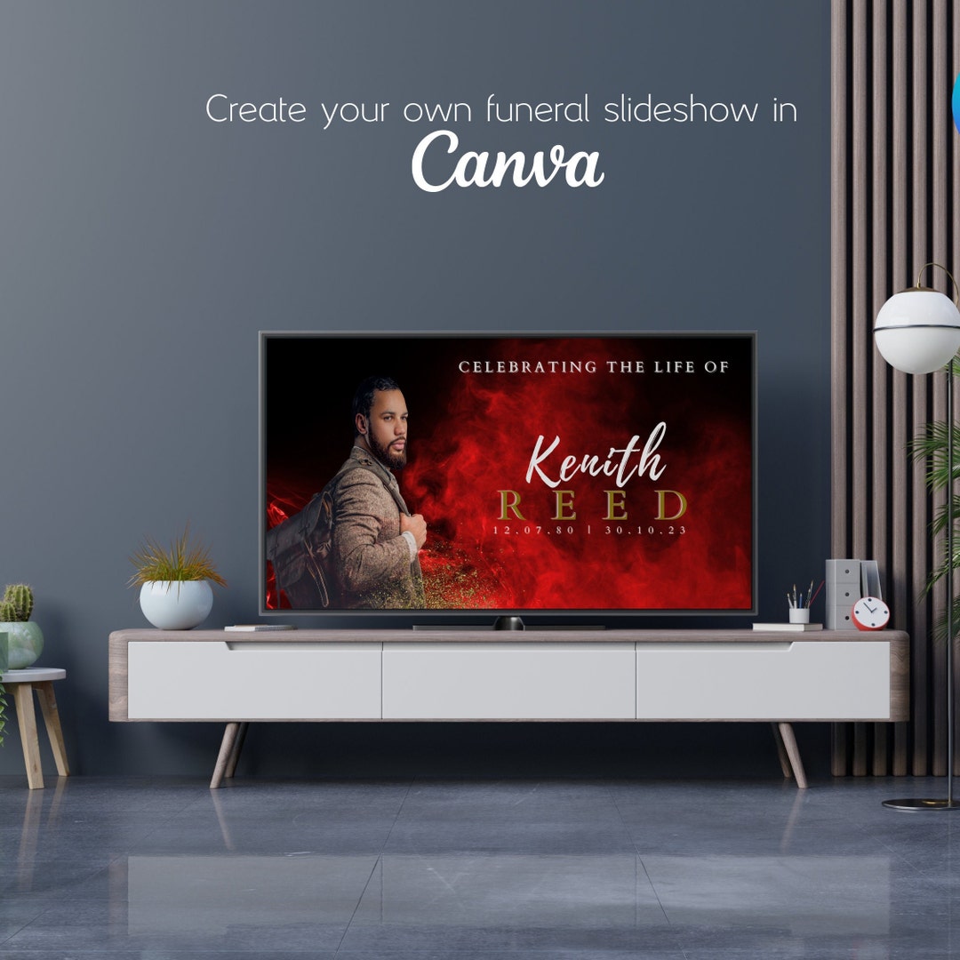 Funeral Slideshow | Funeral Slideshow Template | Memorial Video ...