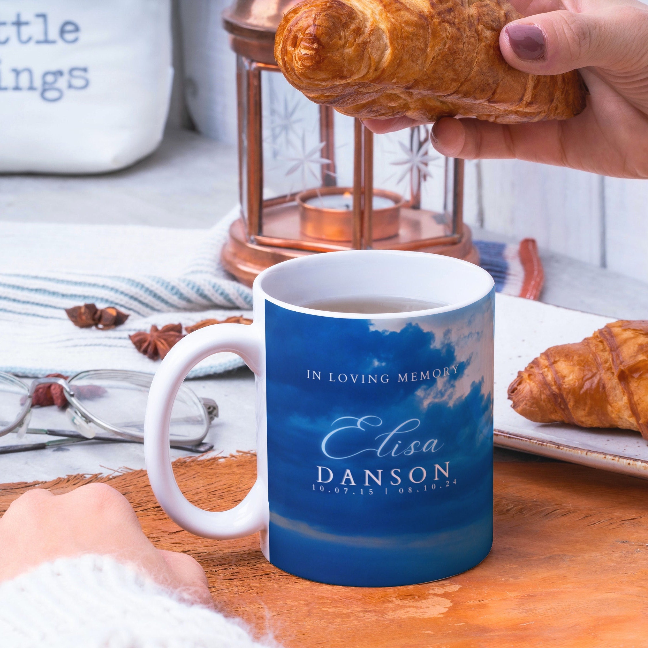 Memorial Mug Wrap, Memorial Photo Mug Wrap, Mug Sublimation, 11oz Mug ...