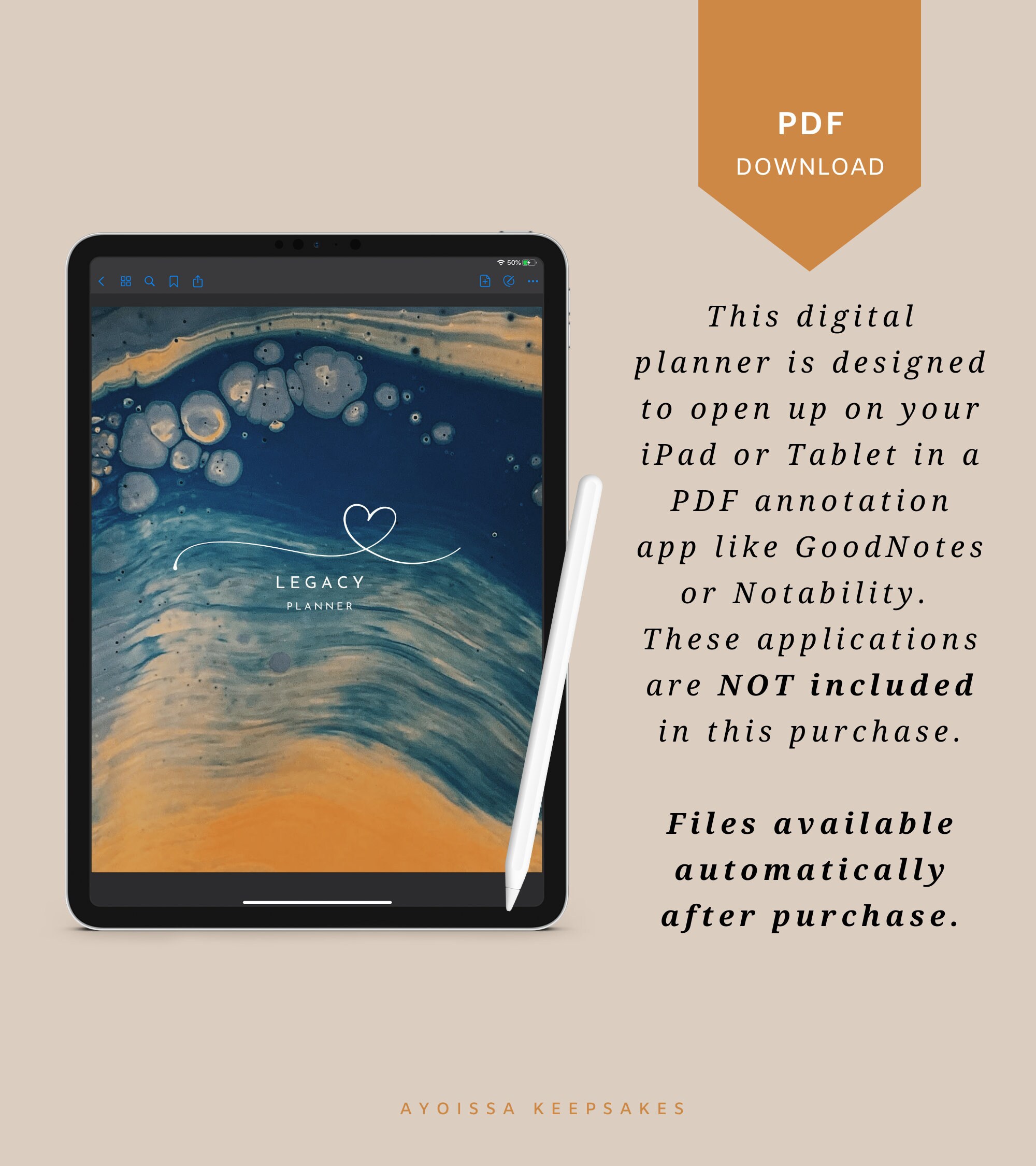 Legacy Planner End of Life Planner Digital Planner - Etsy