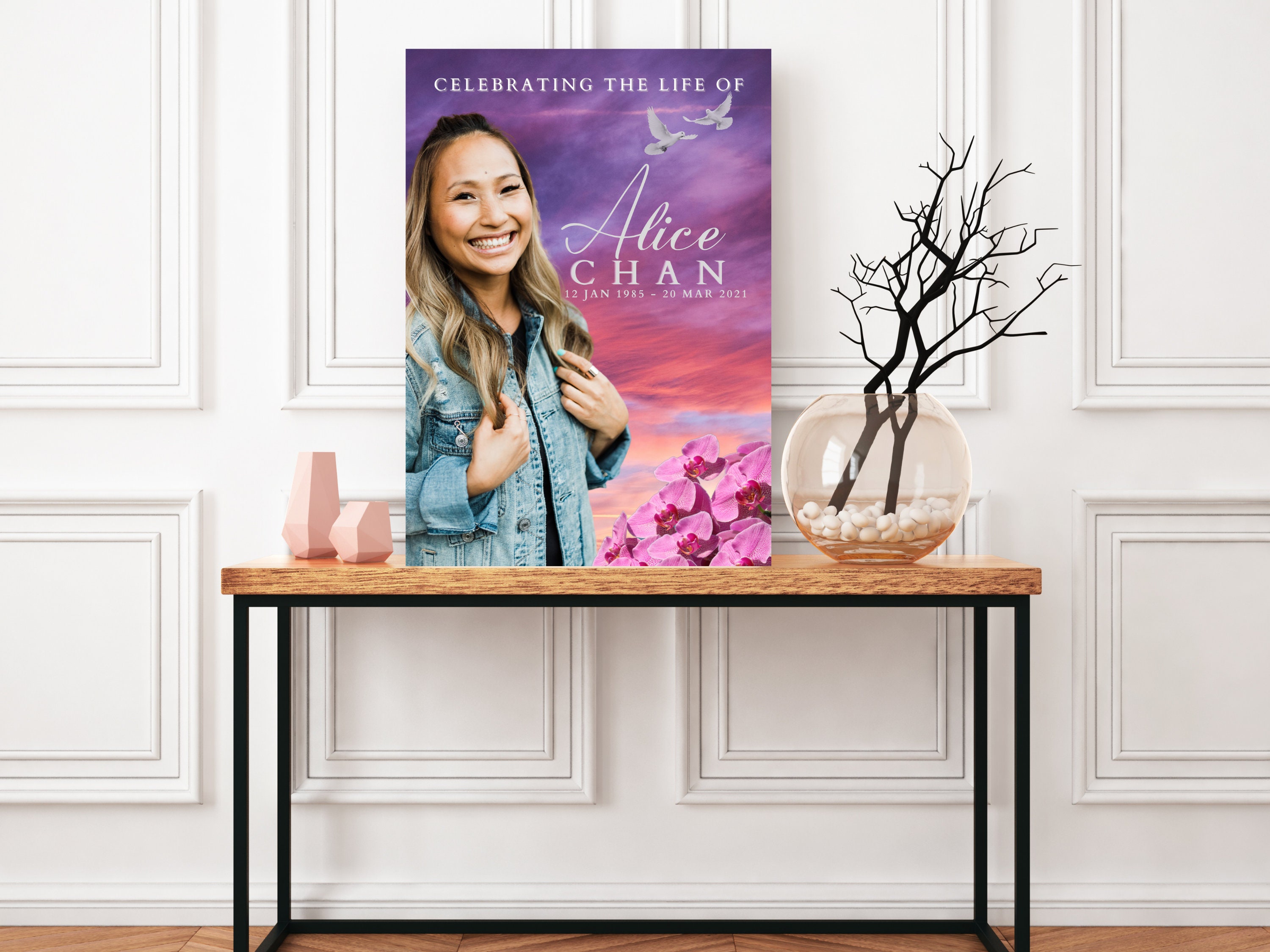 Funeral Welcome Sign Editable Funeral Welcome Poster - Etsy UK