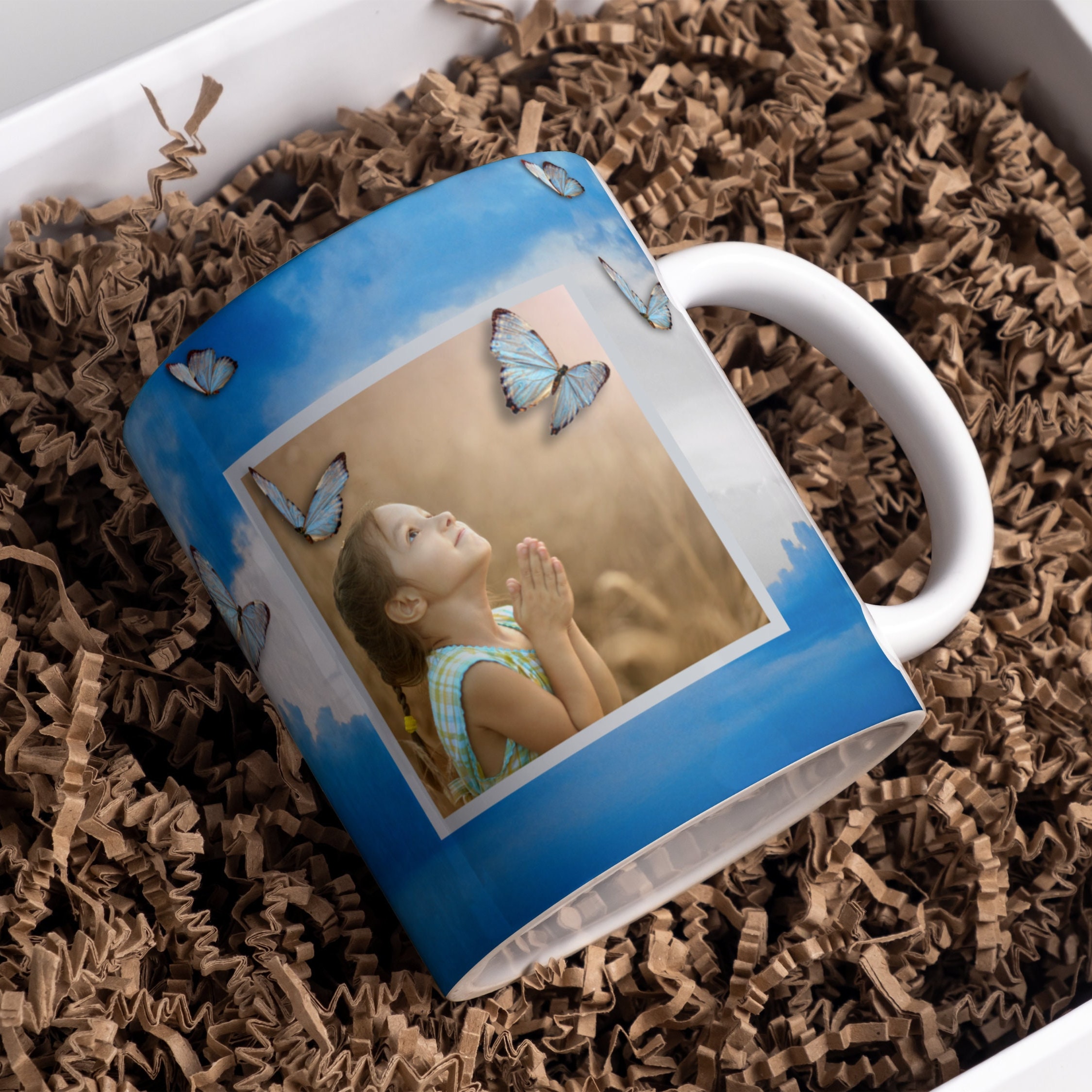 Memorial Mug Wrap, Memorial Photo Mug Wrap, Mug Sublimation, 11oz Mug ...