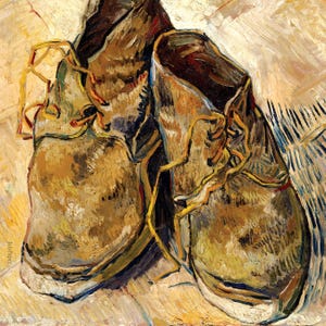 Van Gogh 'shoes, 1888' Art Print: Rustic Vintage Decor - Etsy