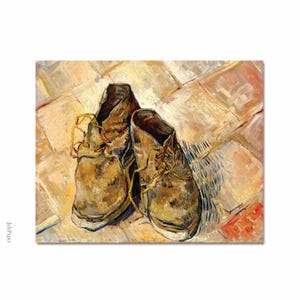 Van Gogh 'shoes, 1888' Art Print: Rustic Vintage Decor - Etsy