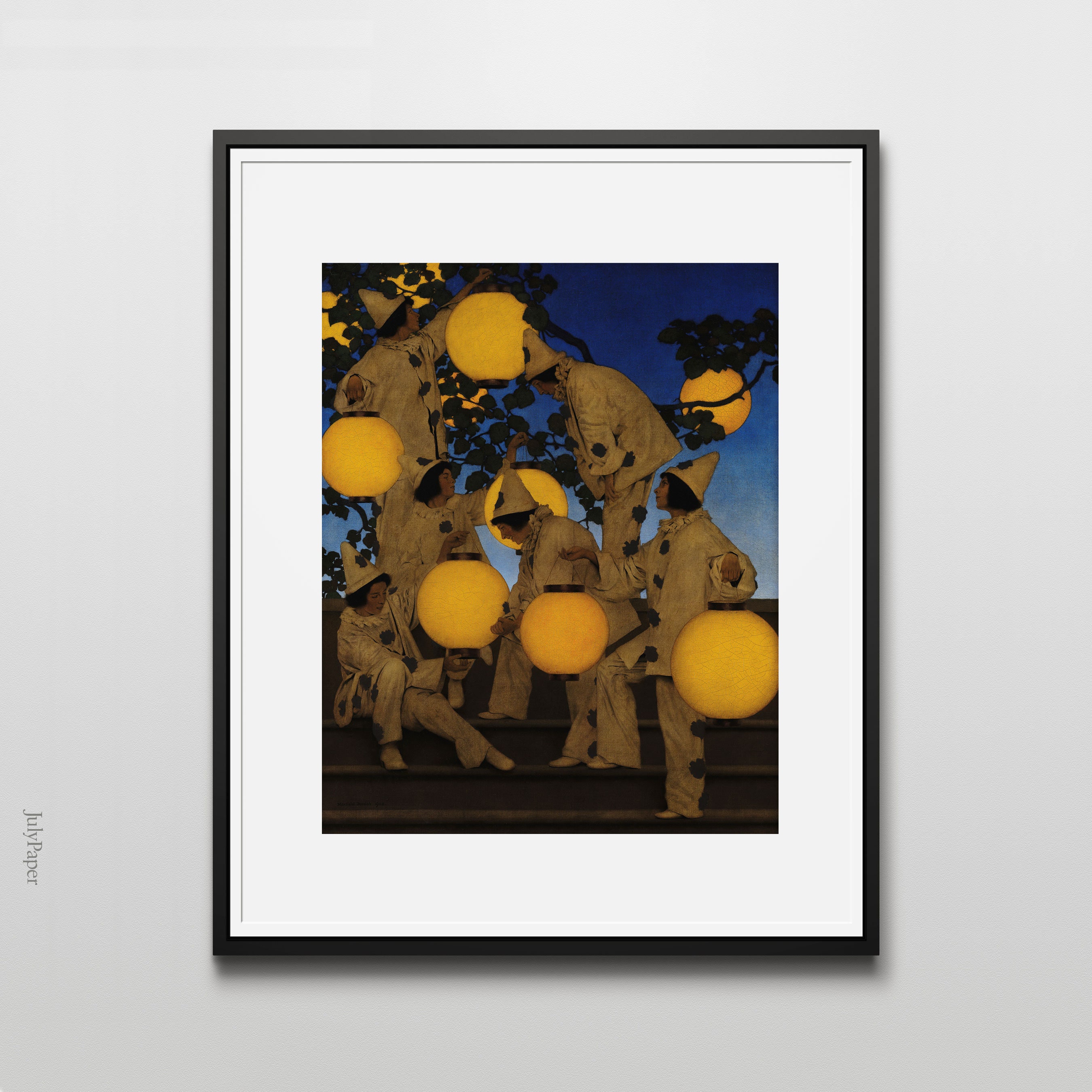 The Lantern Bearer by Maxfield Parrish 1910 Colliers - Etsy