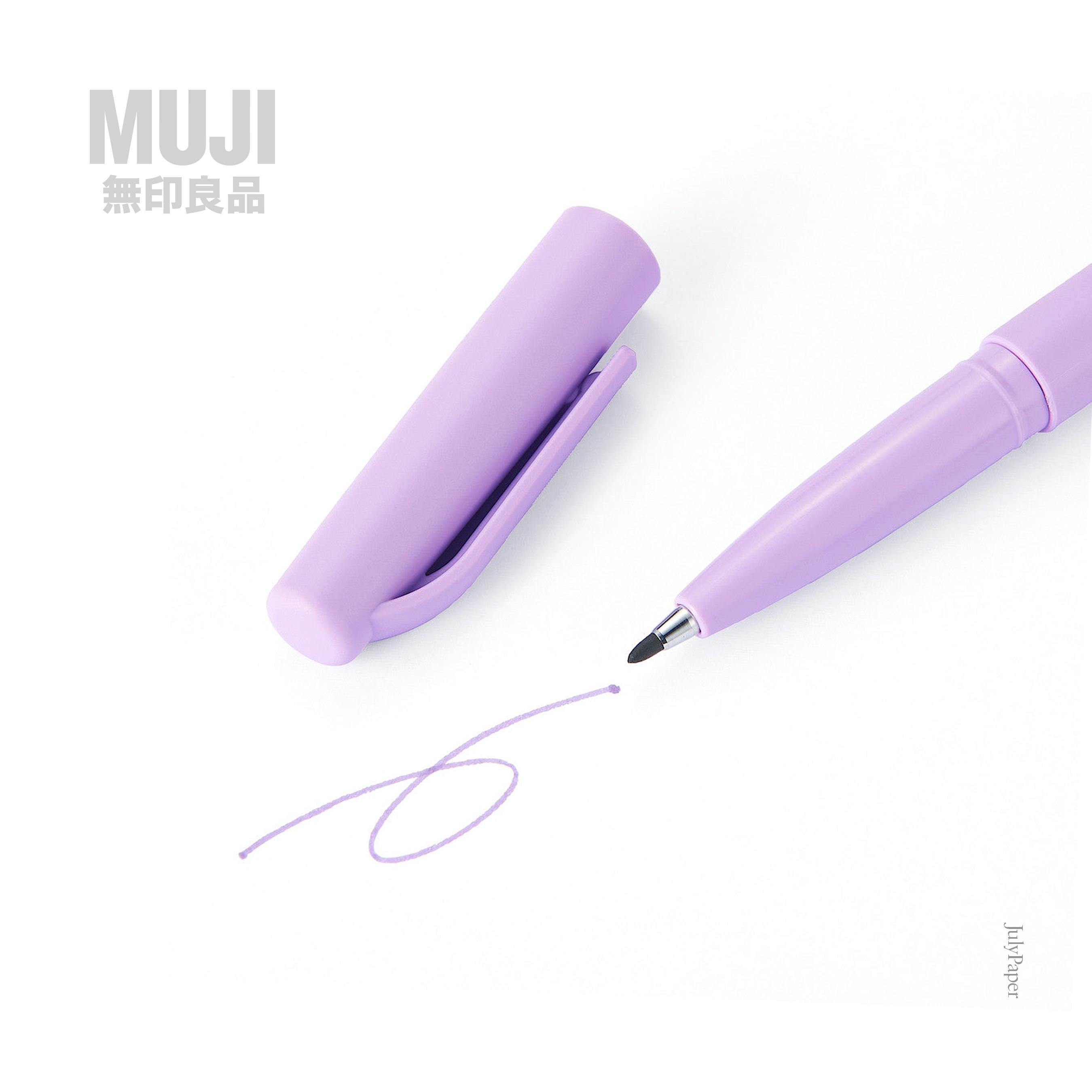 Muji Sign Pen: Water-based Felt Tip Designer Pen Assorted Colours - Etsy
