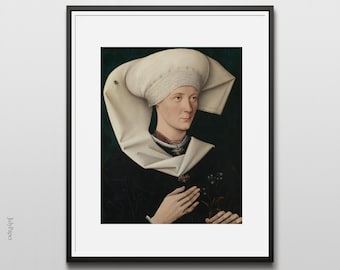 Woman Portrait Art | Etsy