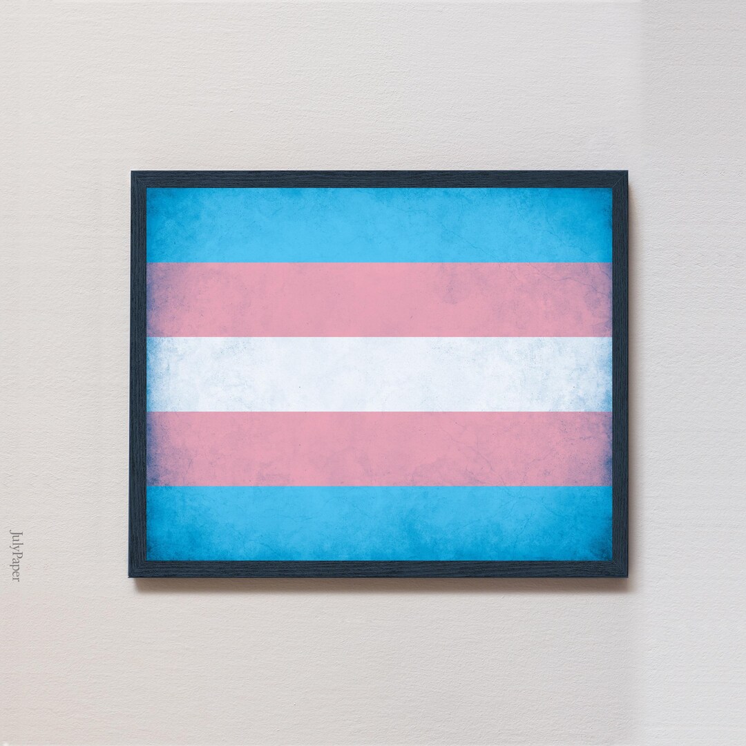 Trans Rights Poster, Transgender Rights Print, Vintage Trans Rights ...