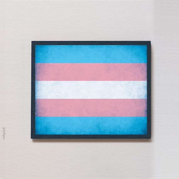 Trans Rights Poster Transgender Rights Print Vintage Trans | Etsy