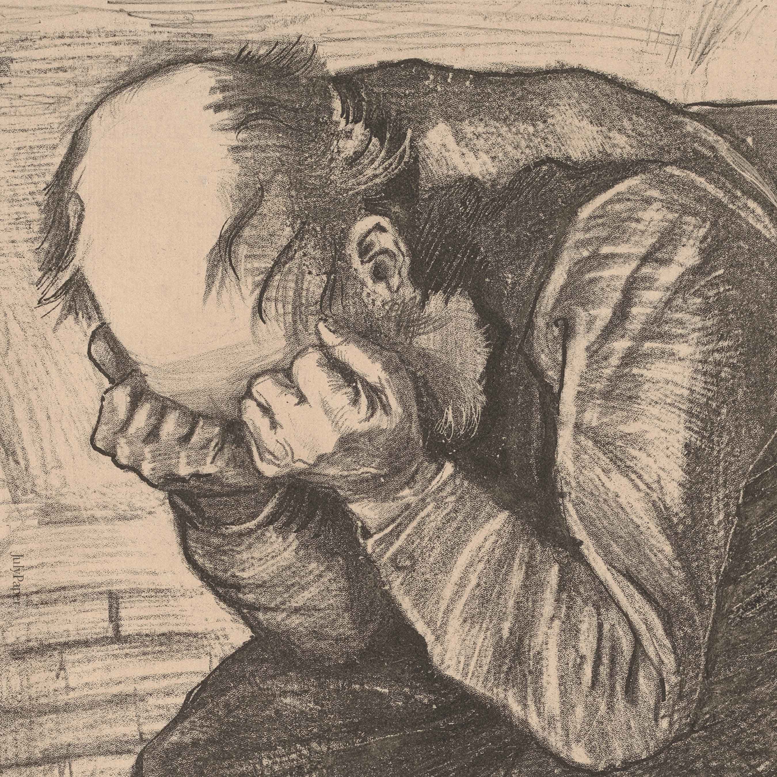 Vincent Van Gogh at Eternitys Gate, Sorrowing Old Man Drawing, Van Gogh ...