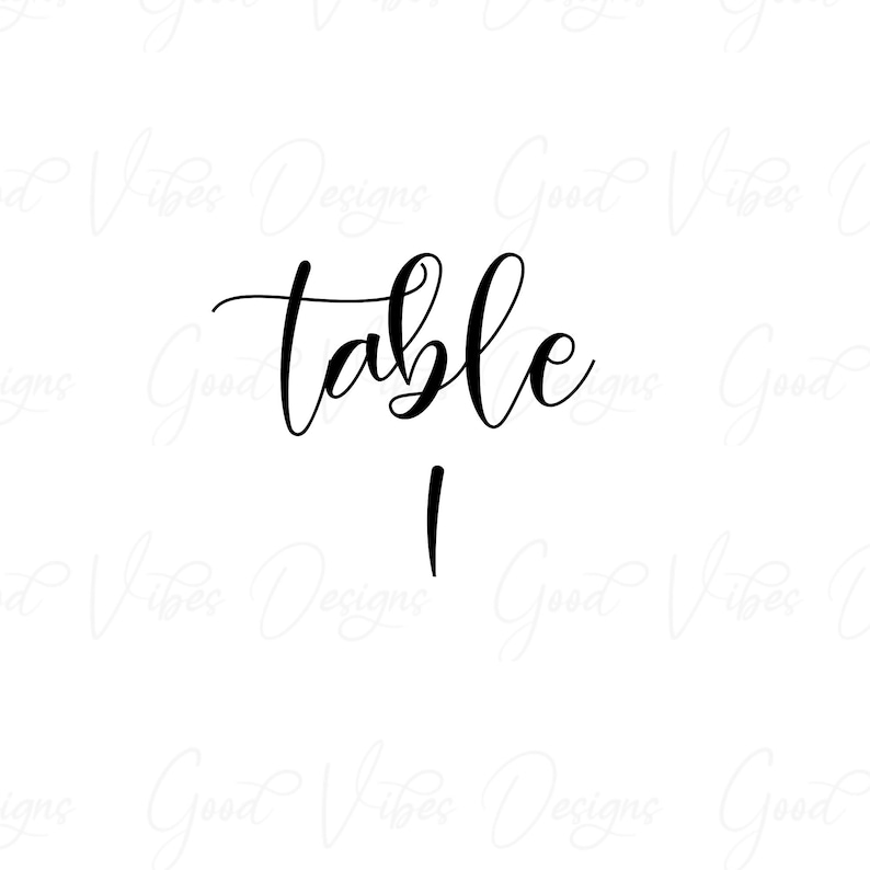 Table Numbers 1 -30 Svg, Wedding Tables Svg, Party Tables Svg, Event ...