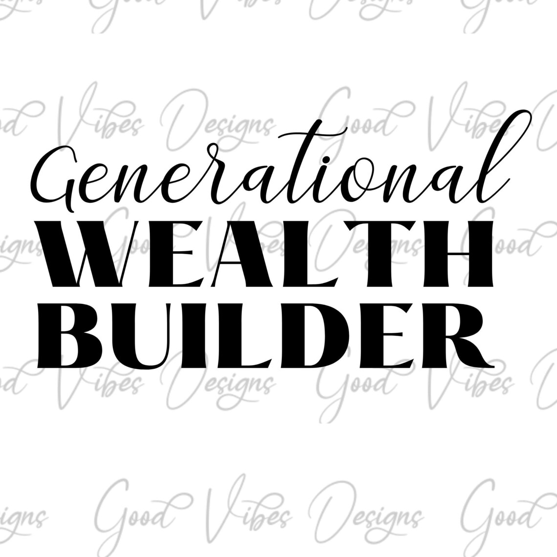 Generational Wealth Builder - SVG & PNG Download - Business Woman Svg ...