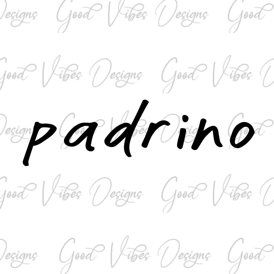 Padrino Svg, Godfather Svg, Padrino Shirt Svg, New Godfather Svg ...