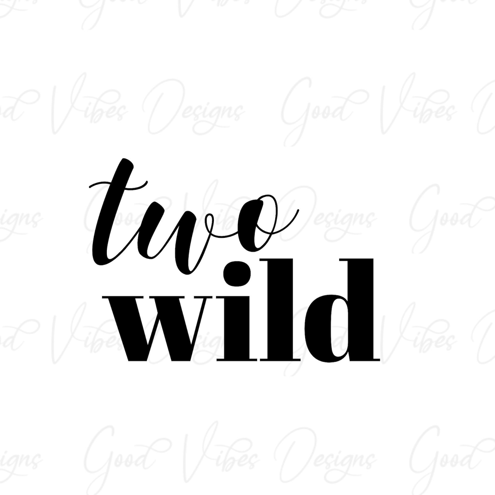 Two Wild SVG & PNG Download 2 Year Old Shirt 2 Year - Etsy