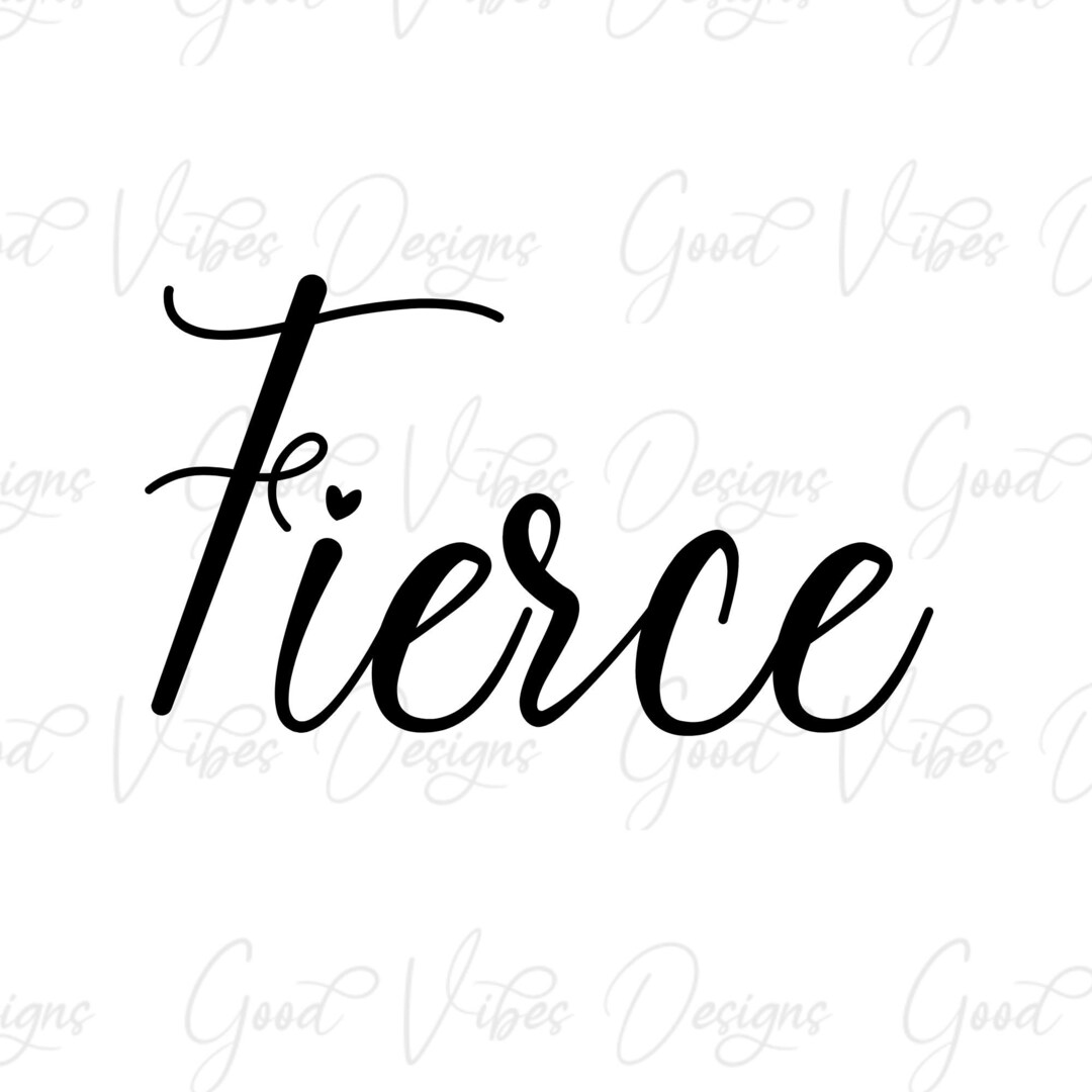Fierce - SVG & PNG Download - Strong Women - Strong Little Girl ...