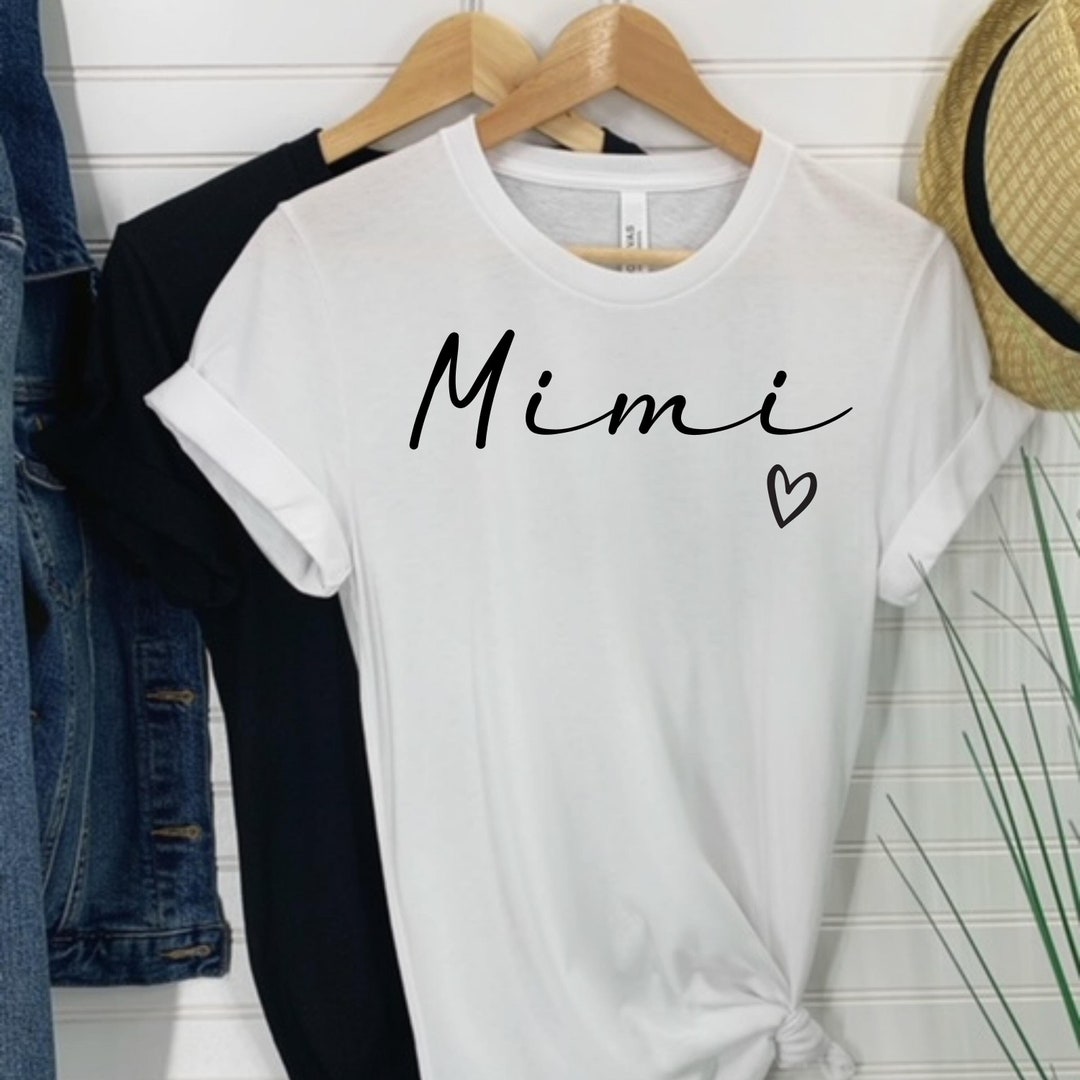 Mimi Heart Svg, Mimi Heart Cut File, Heart Mimi Svg, Gift for Mimi ...