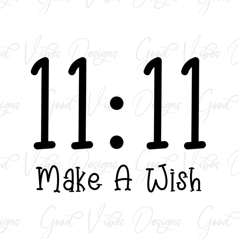 11:11 Make A Wish - SVG & PNG Download - Namaste Svg - Yoga Svg ...