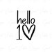 Hello 10 SVG & PNG Download 10 Year Old Tee 10 Year - Etsy
