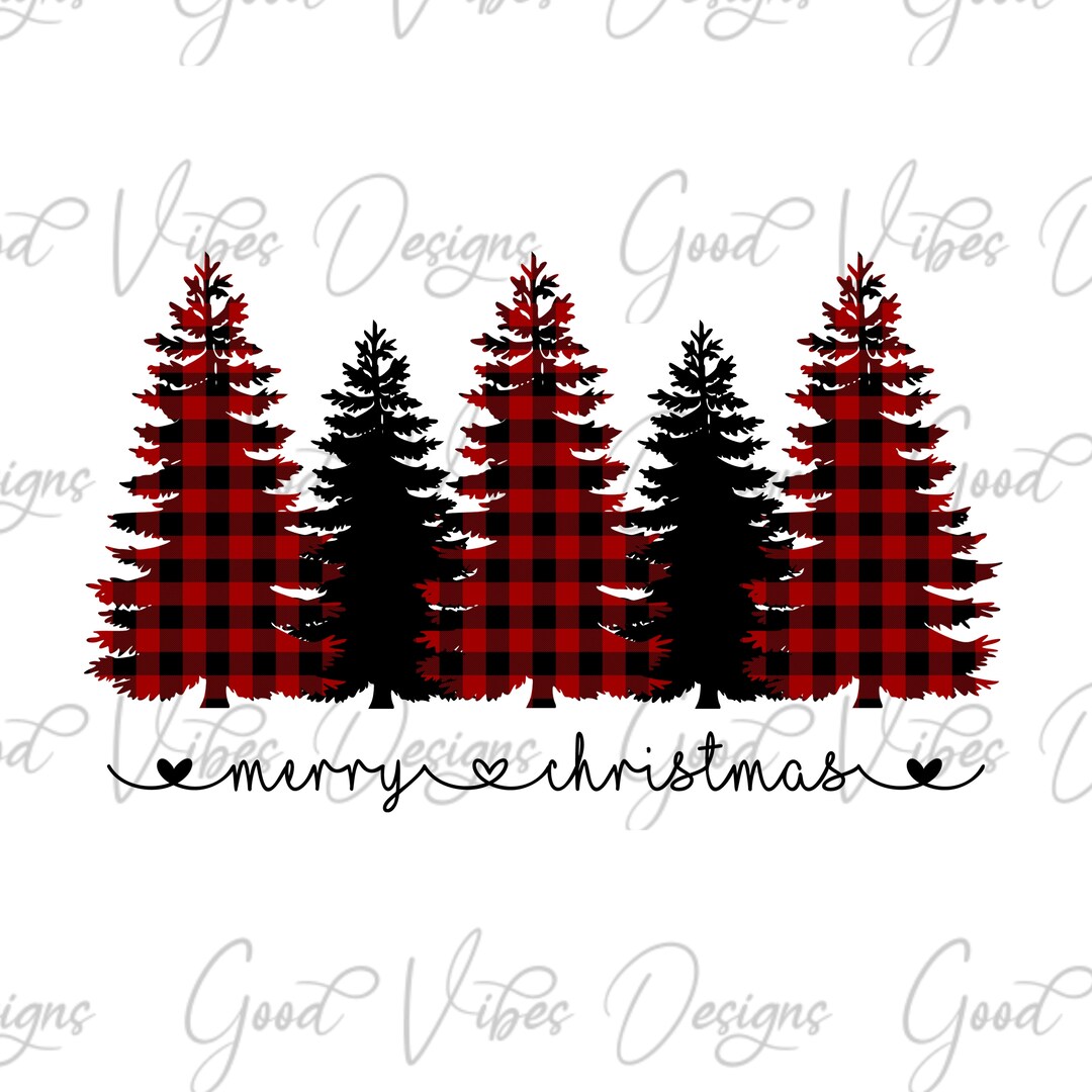 Merry Christmas Buffalo Plaid Sublimation, Red Christmas Png, Red Plaid ...