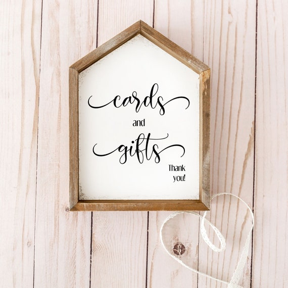 Cards & Gifts Sign svg Cards svg Gifts svg Wedding Sign | Etsy