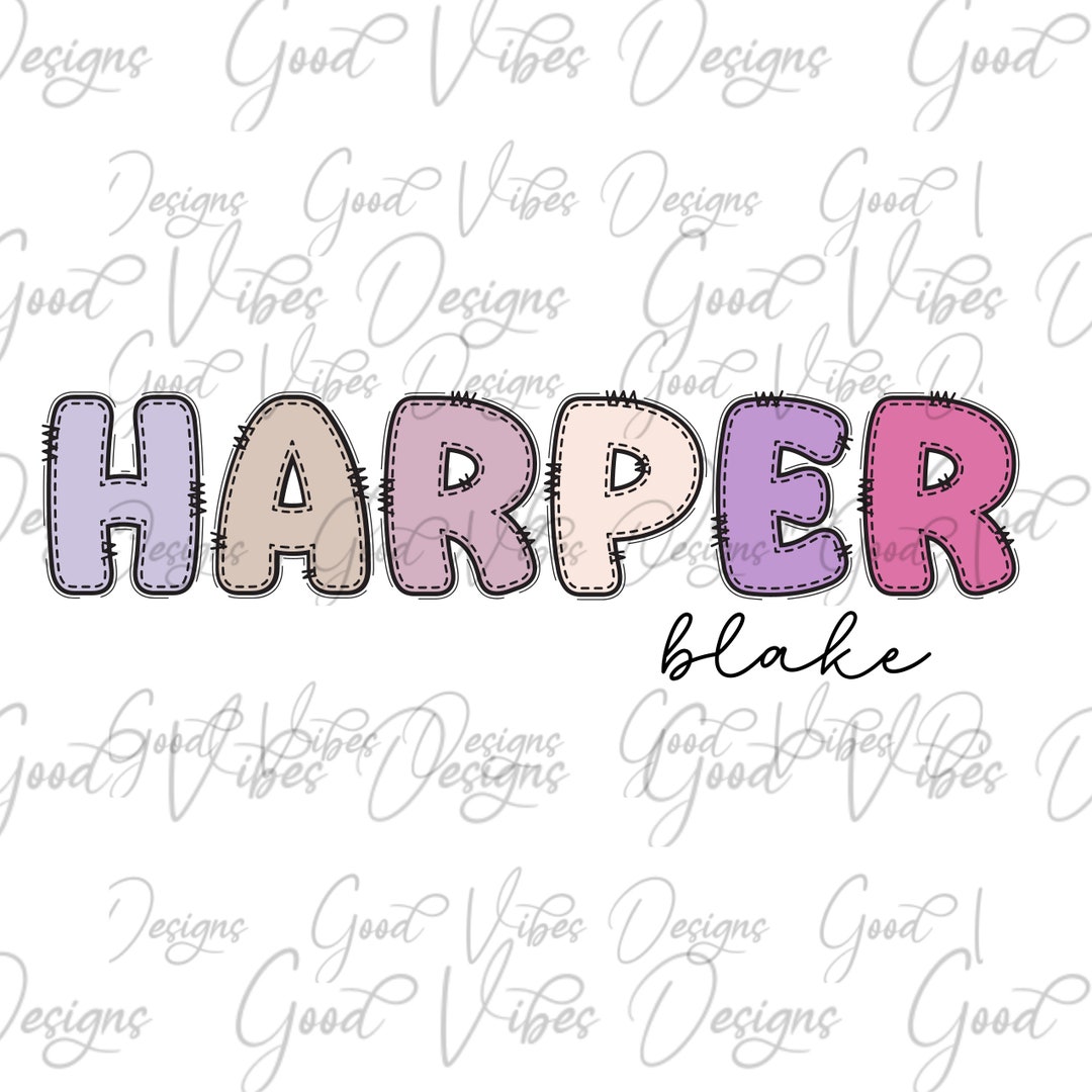 Custom Name PNG, Girl Sublimation Digital Download, Pink Shabby Chic ...