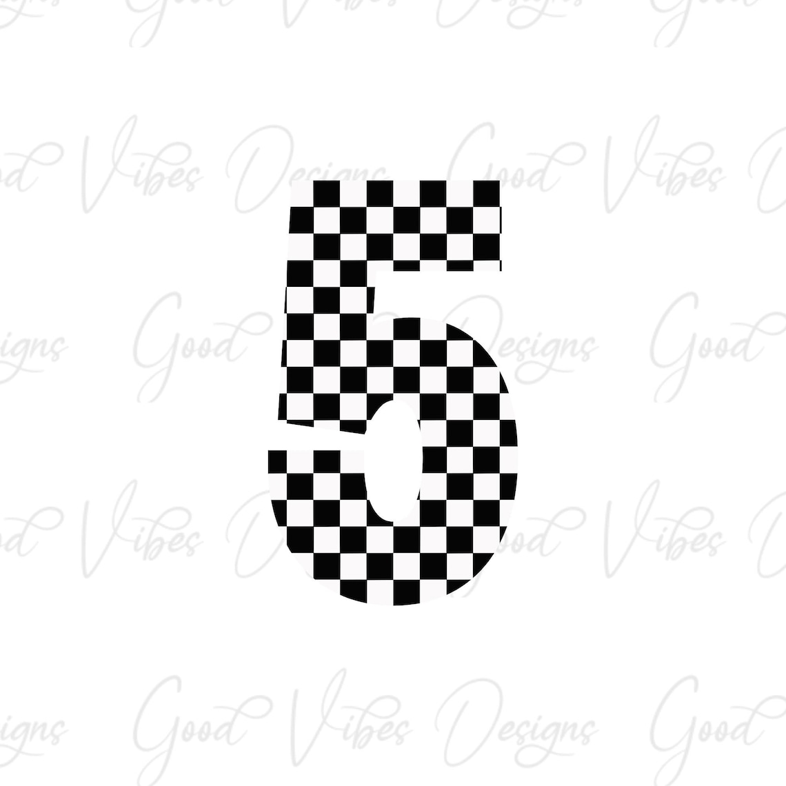 Checkered Flag Themed Numbers PNG Download Sublimation | Etsy