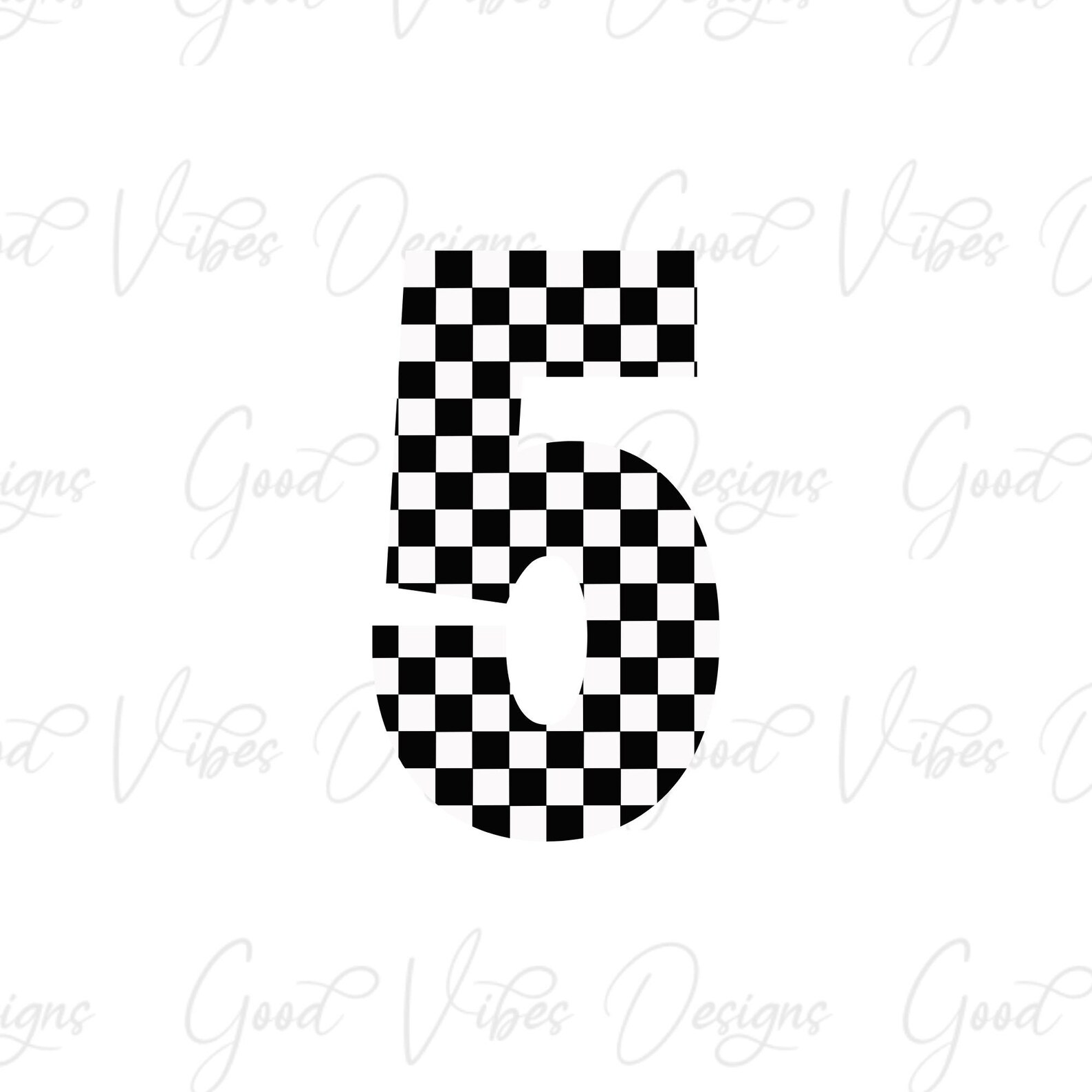 Checkered Flag Themed Numbers PNG Download Sublimation | Etsy