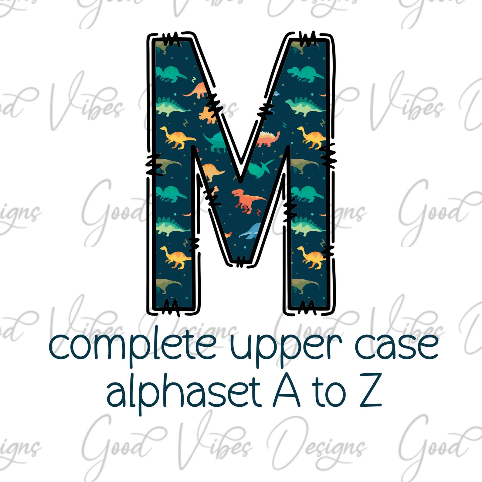 Dinosaur Themed Alphabet - Themed Alphabet, Dinosaurs, Dinosaur ...